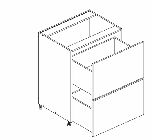 Flat Pack White Kitchen Cupboard Carcass Units 735mm (73.5cm) high ...