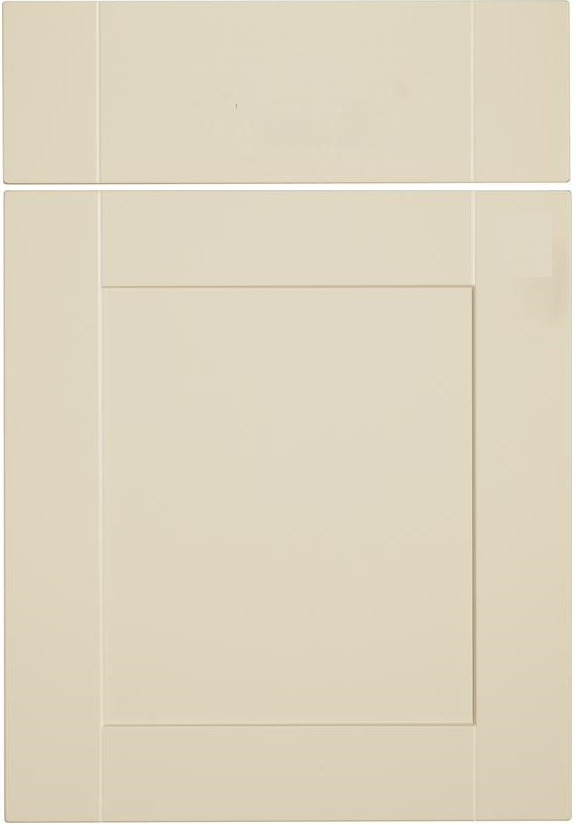Matt Cream Shaker (Howdens Style Burford) Fitted Kitchen Cupboard Unit ...