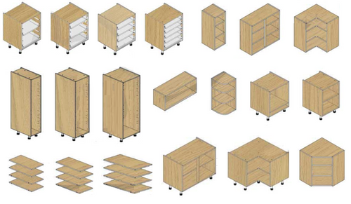 Light Beech End Panels