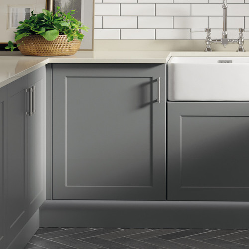 Hafele York Matt Slate Grey Cabinet Cupboard Shaker Style Door & Drawer ...