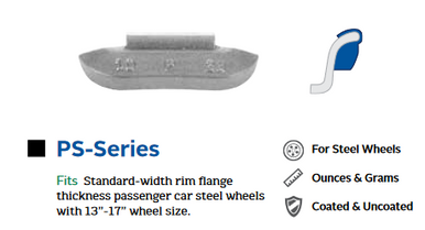 P Series Lead Wheel Weights