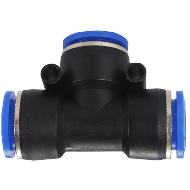TRADEWRX T Fitting 5/16 Push Fit Tee Connector 8mm