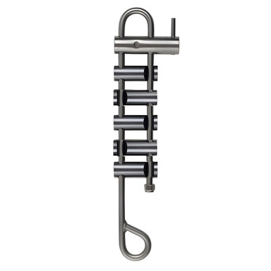 J.Racenstein Stainless Steel Rappel Rack 6 Bar