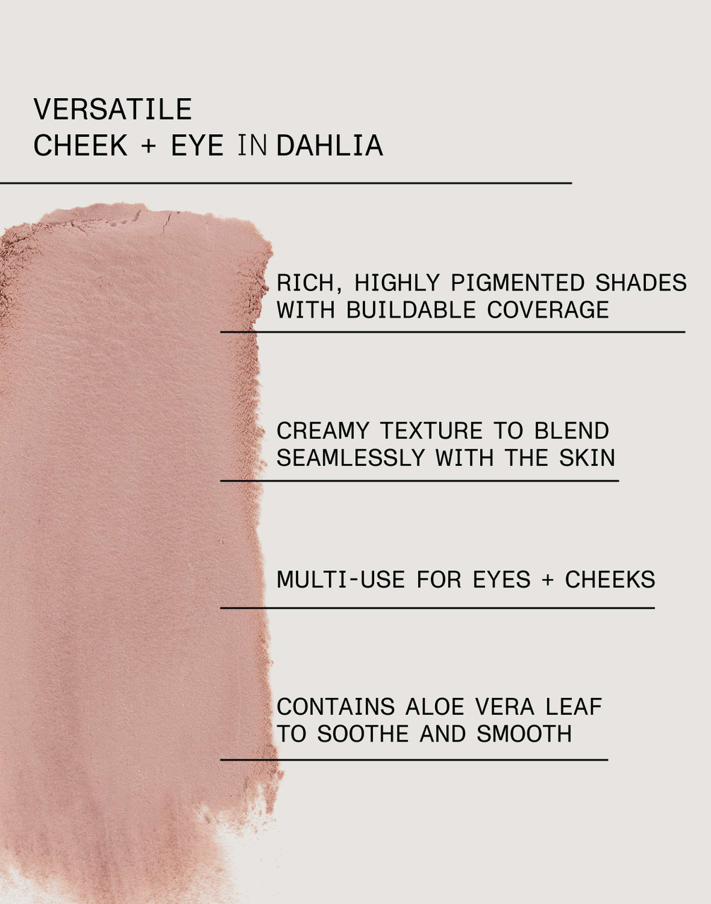 VERSATILE CHEEK & EYE REFILL -Dahlia