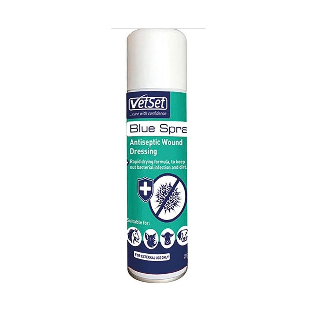 Vet Set Blue Spray Liquid 250ml