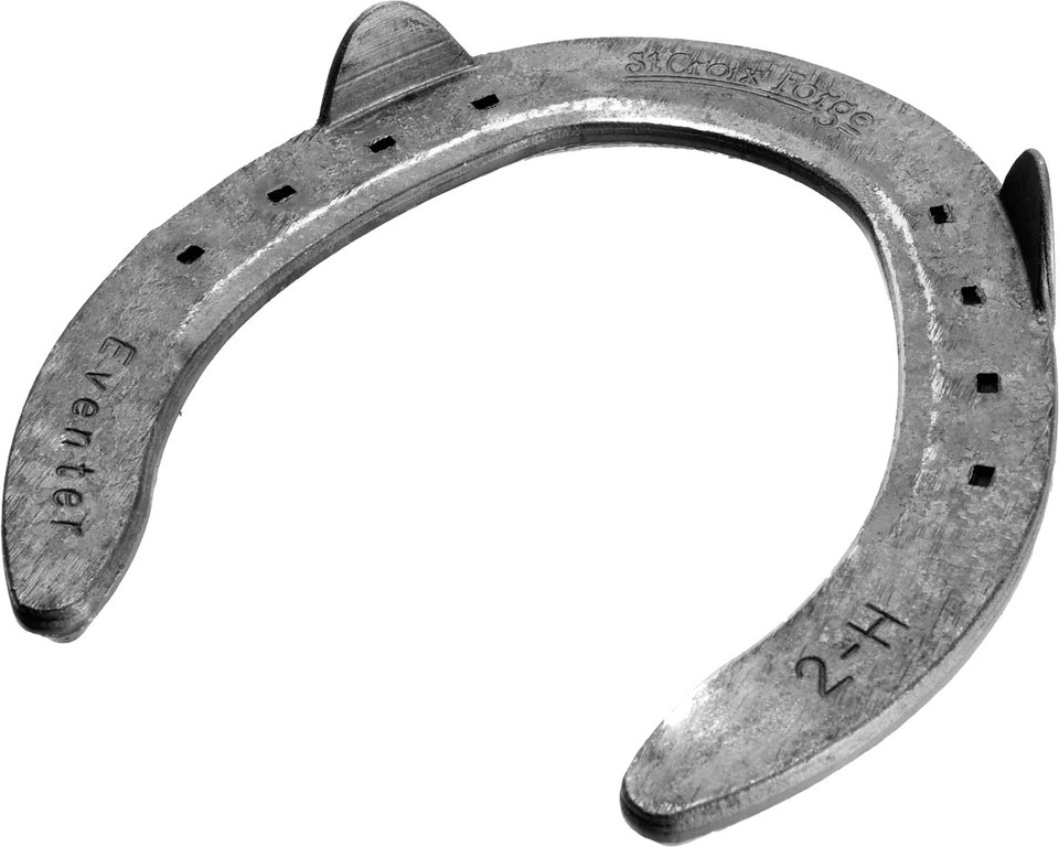 St Croix Forge Eventer Steel Horseshoe - Front Toe Clip