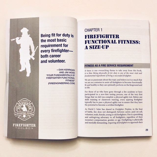 Firefighter Functional Fitness Paperback Book - Firefighter Toolbox LLC.