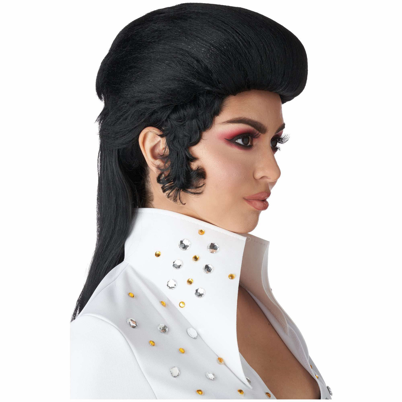 Rock N Roll 50s Greaser Pompadour Womens Wig - Costume King