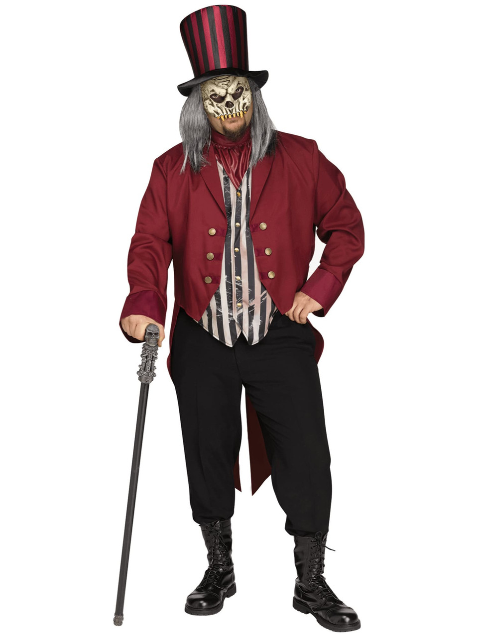 Freak Show Ringmaster Circus Killer Horror Halloween Adult Mens Costume ...