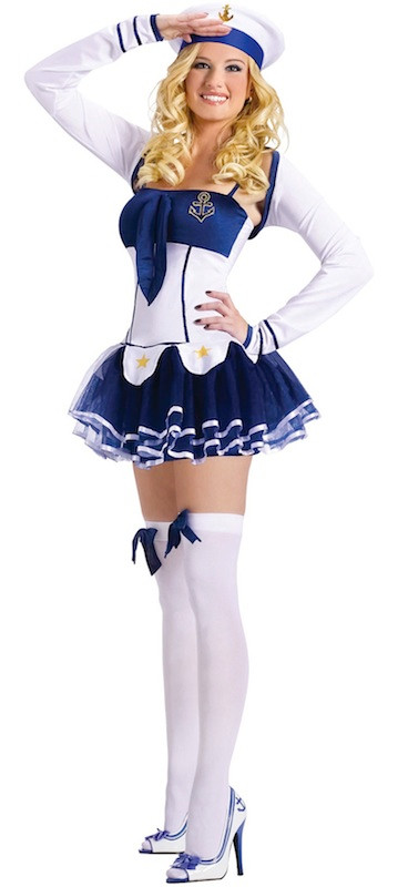High Seas Sailor Navy Uniform Women Costume - Costume King