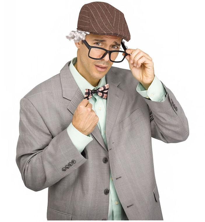 Grampy Papi Old Man Grandpa Elderly 100 Days of School Mens Costume ...