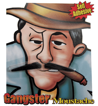 Gangster Pimp 1920s 19702 Detective Men Costume Moustache - Costume King