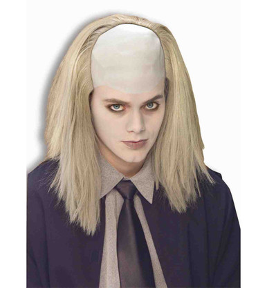 Mortician Undertaker Creepy Horror Bald Halloween Mens Costume Wig ...