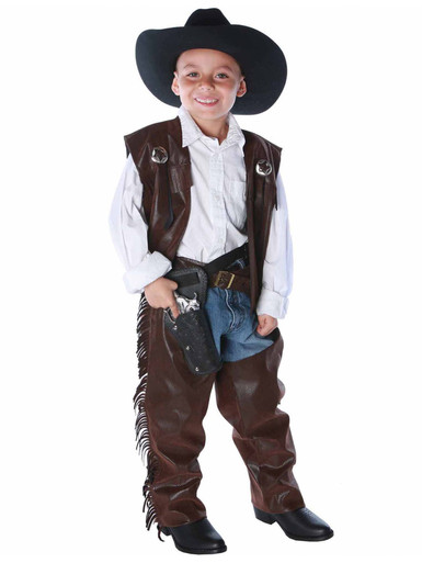 Cowboy Chaps Deluxe Western Old West Rodeo Mexico Book Week Boys ...