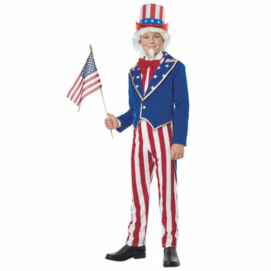 Uncle Sam American Patriotic US Independence Day 4th July Child Boys ...