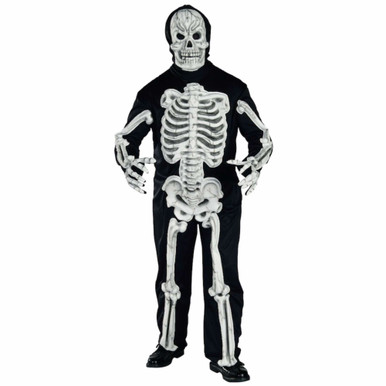 Eva Skeleton Halloween Fancy Dress Up Men Costume - Costume King