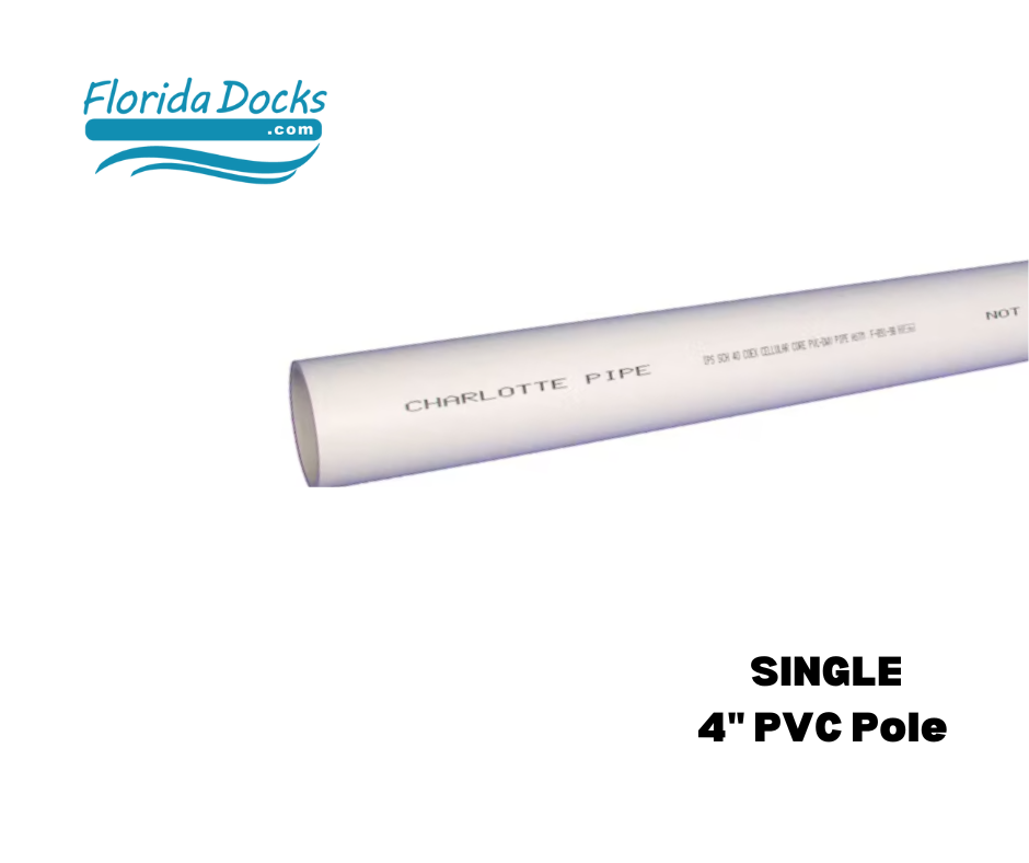 Single 4" PVC Pole