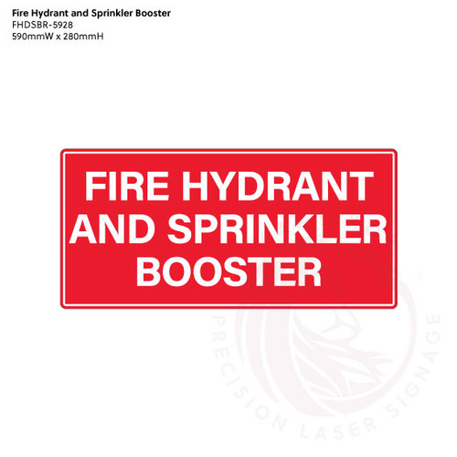 Fire Hydrant & Sprinkler Booster Decal