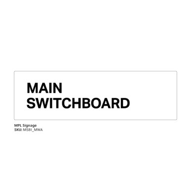 Main Switchboard (Classic)