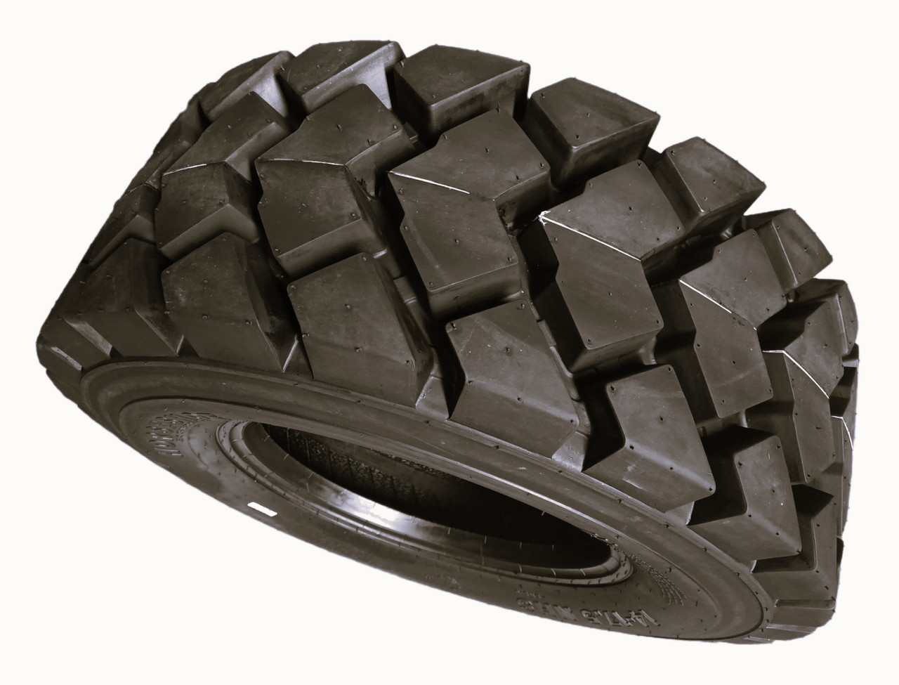 10-16.5 Skid Steer Loader Tubeless Tire w/Rim Guard 16 Ply Rating Super ...