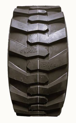 12-16.5 Skid Steer Loader Tubeless Tire w/Rim-Guard 14 Ply Rating Heavy ...