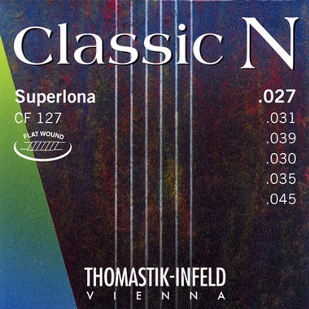 Thomastik-Infeld Flat Wound Classical Strings Normal Tension - the f-hole