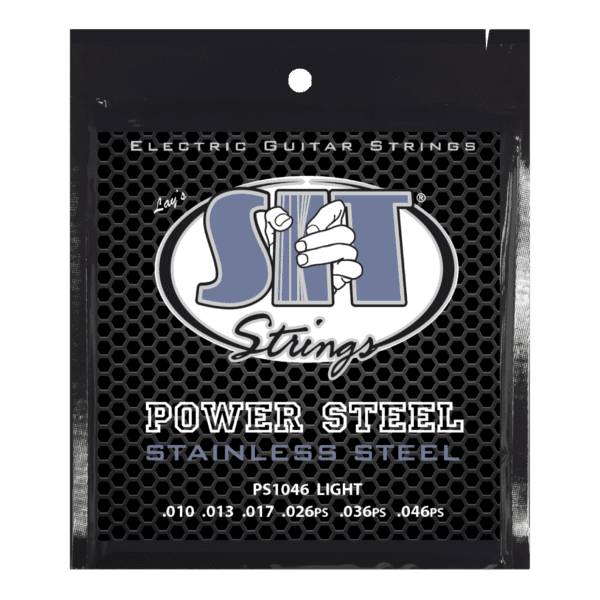 SIT Power Steel Stainless Electric Guitar Strings 10-46 - the f-hole