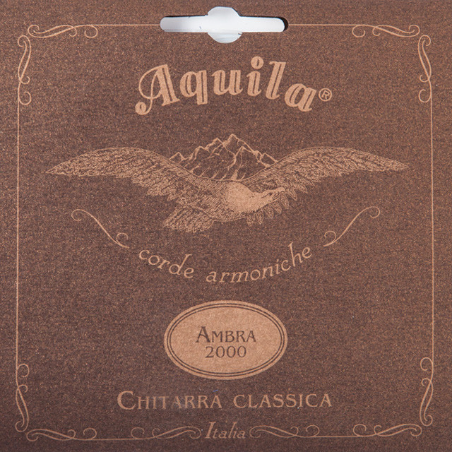 Aquila Ambra 2000 Classical Guitar Strings Normal Tension - the f-hole