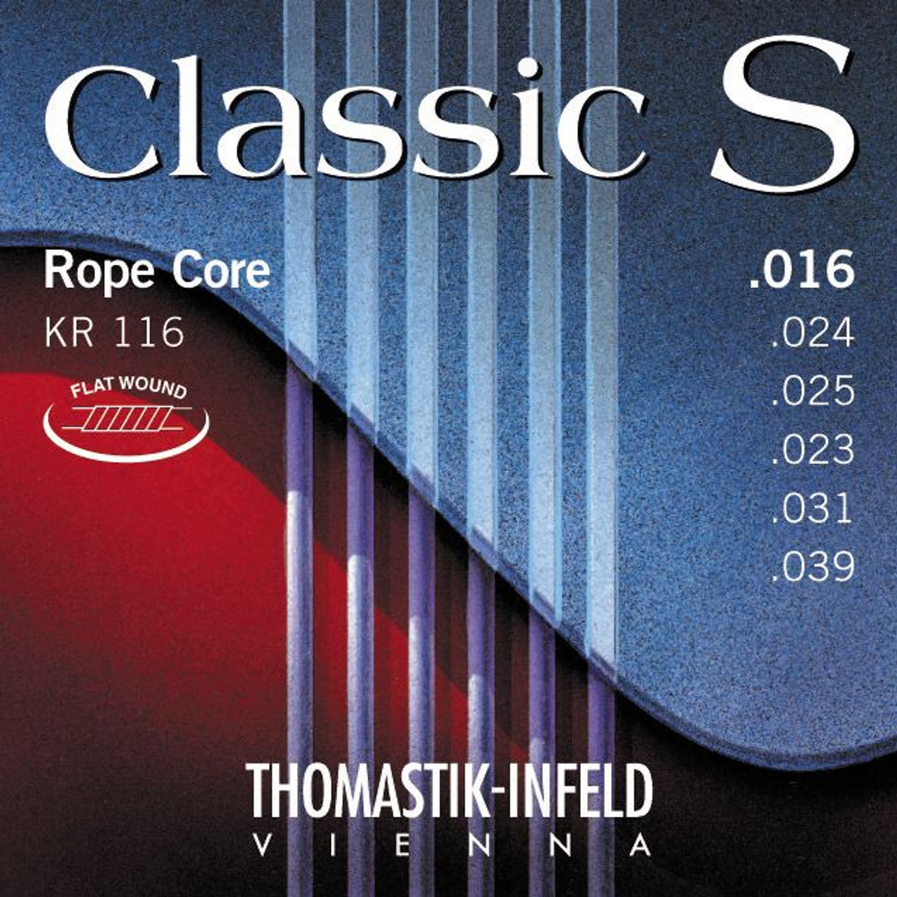 Thomastik-Infeld Flat Wound Rope Classical Guitar Strings - the f-hole