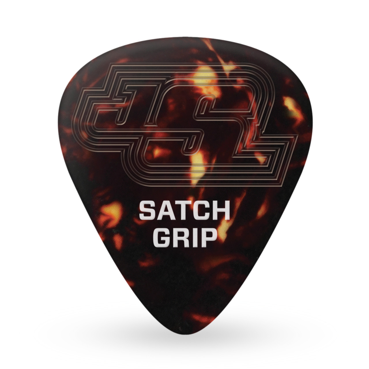 D'Addario Joe Satriani Satch Grip single guitar pick 1.25 - the f-hole