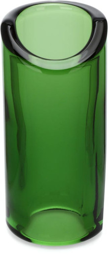 The Rock Slide Moulded Green Glass Guitar Slide Medium - the f-hole