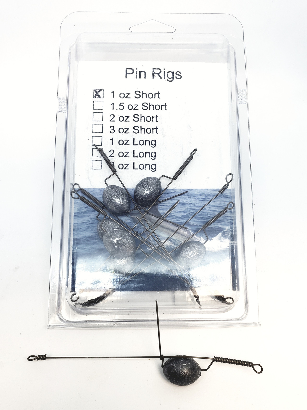Pin Rigs Short for rigging mullet and ballyhoo for dredges