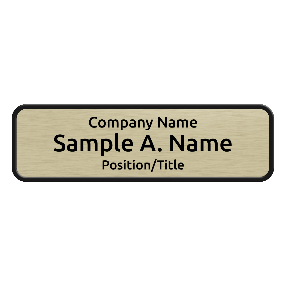 Name Tag 3-1/4" x 7/8"