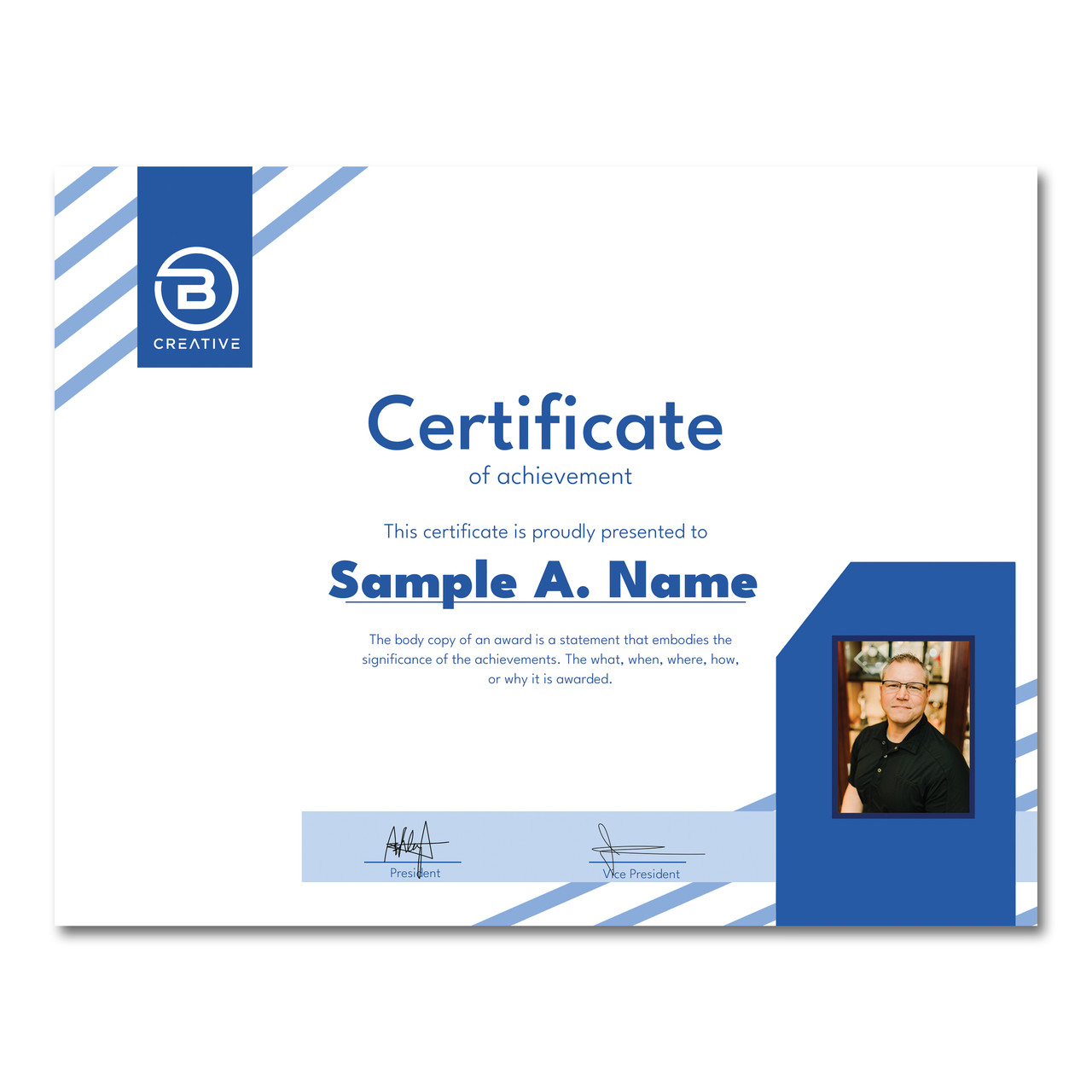 Presenter with Certificate