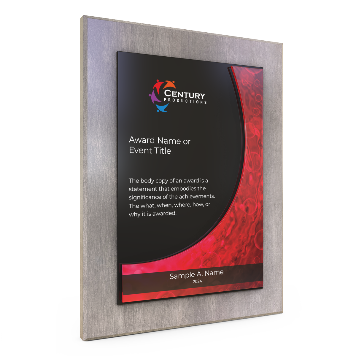 Premium Wave Plaque 9x12