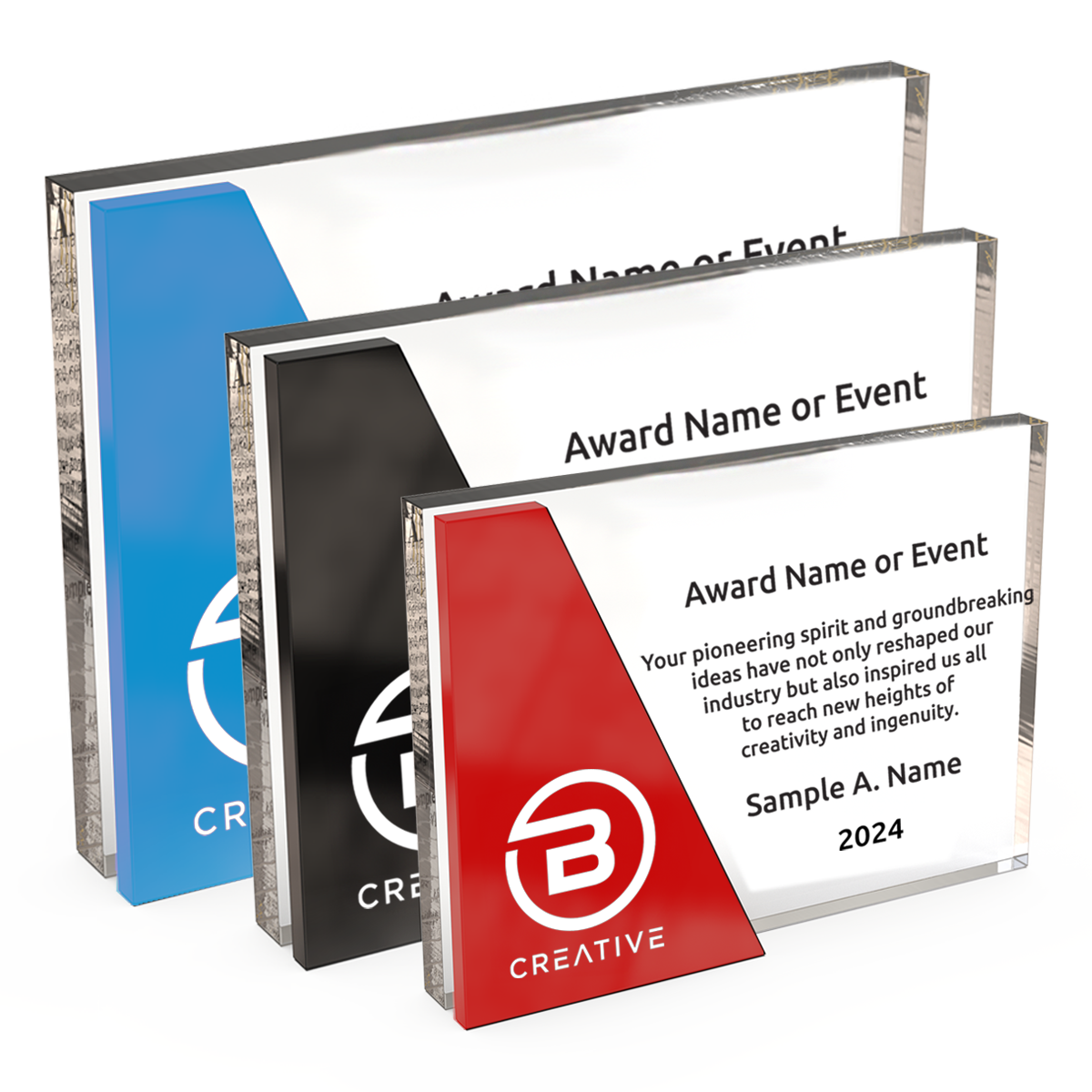 Acrylic Accent Award - Large