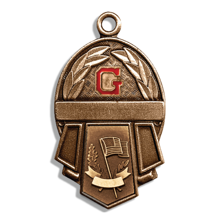 Large Medalist Charm - Citizenship