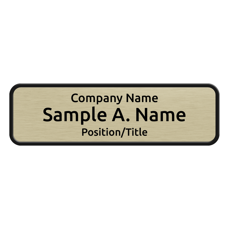 Name Tag 3-1/4" x 7/8"