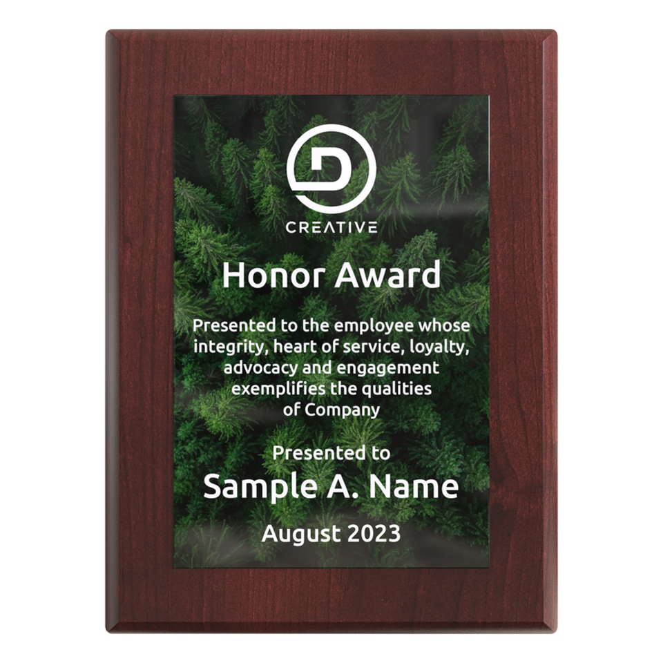 Multi-Purpose Color Plaque 6" x 8"