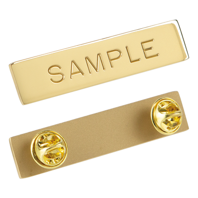 Brass Uniform Name Bar
