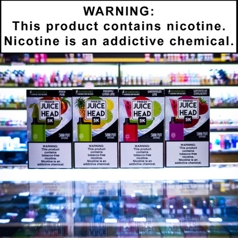 Juice Head 5K 5% Nicotine 5000 Puffs Rechargeable Disposable E Cigs ...