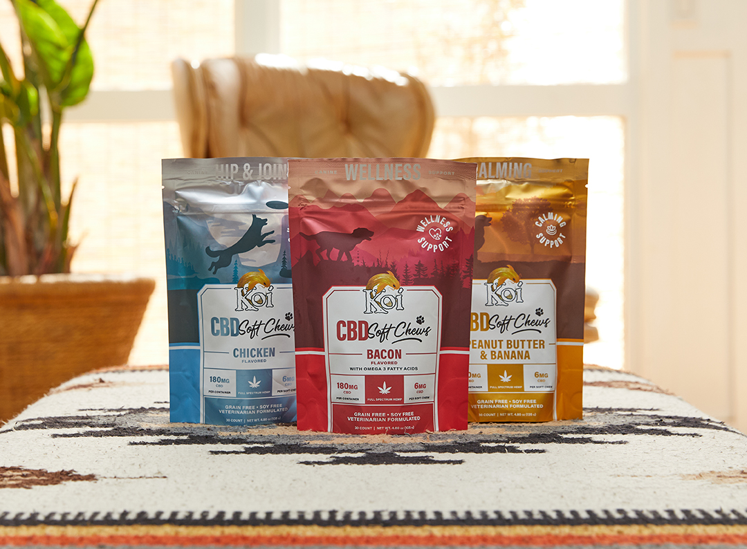 Omega Hemp CBD Soft Chews for Dogs - Koi CBD