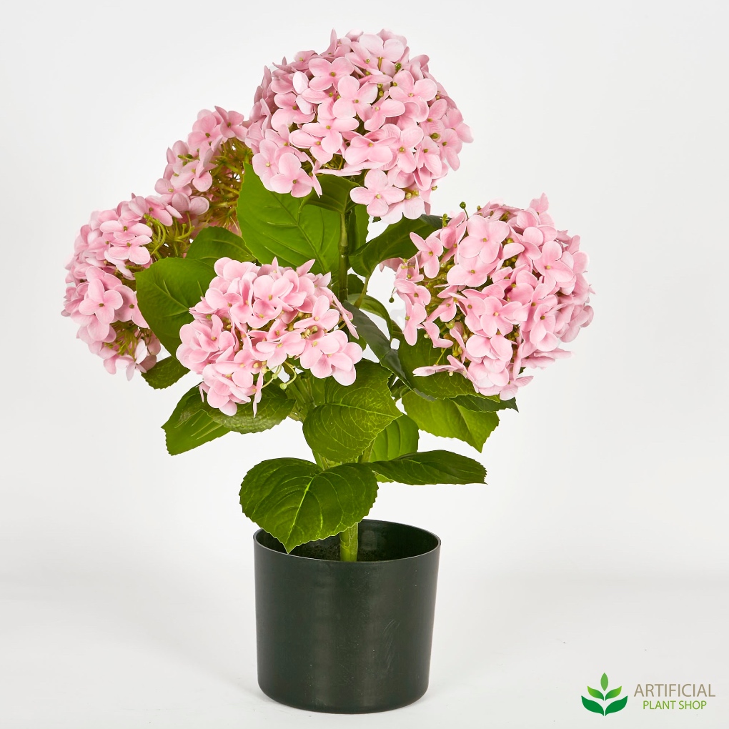 Pink Hydrangea Potted 53cm