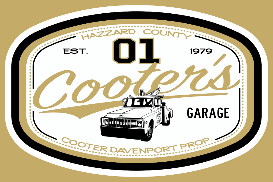 Torque Gold Postcard - Cooter's Place