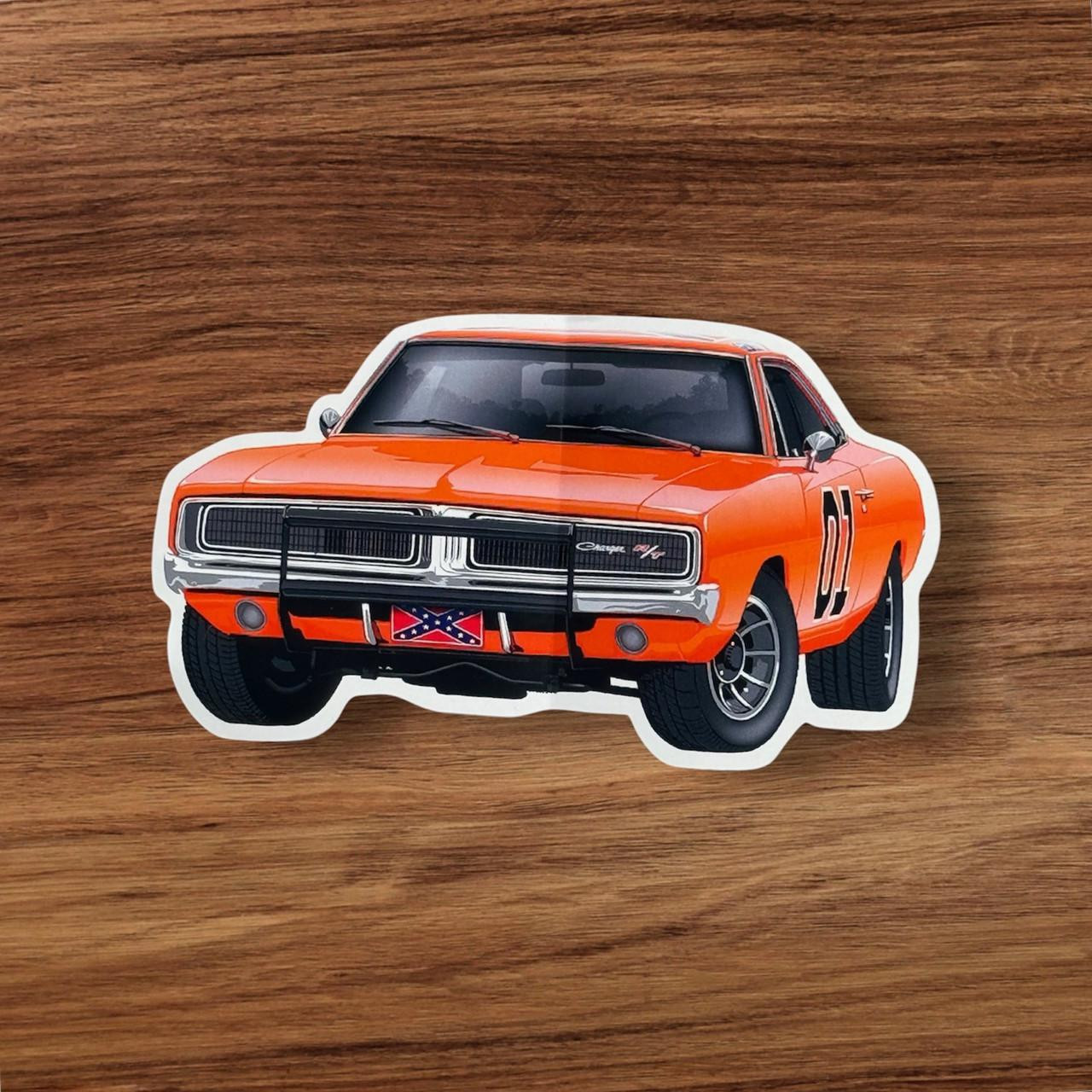 General Lee Grill Die Cut Magnet - Cooter's Place
