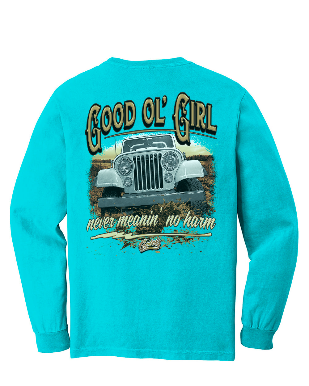 Good Ol' Girl Dixie Comfort Colors Long Sleeve - Cooter's Place