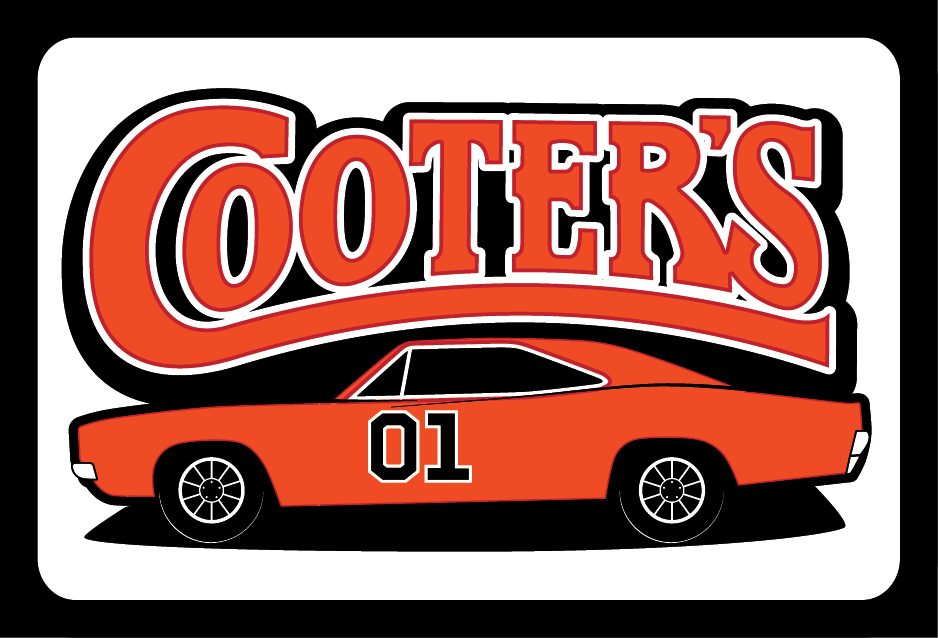 Old School General Lee Postcard - Cooter's Place