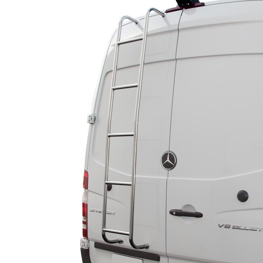 2019+ Sprinter High Roof Stainless Steel Ladder