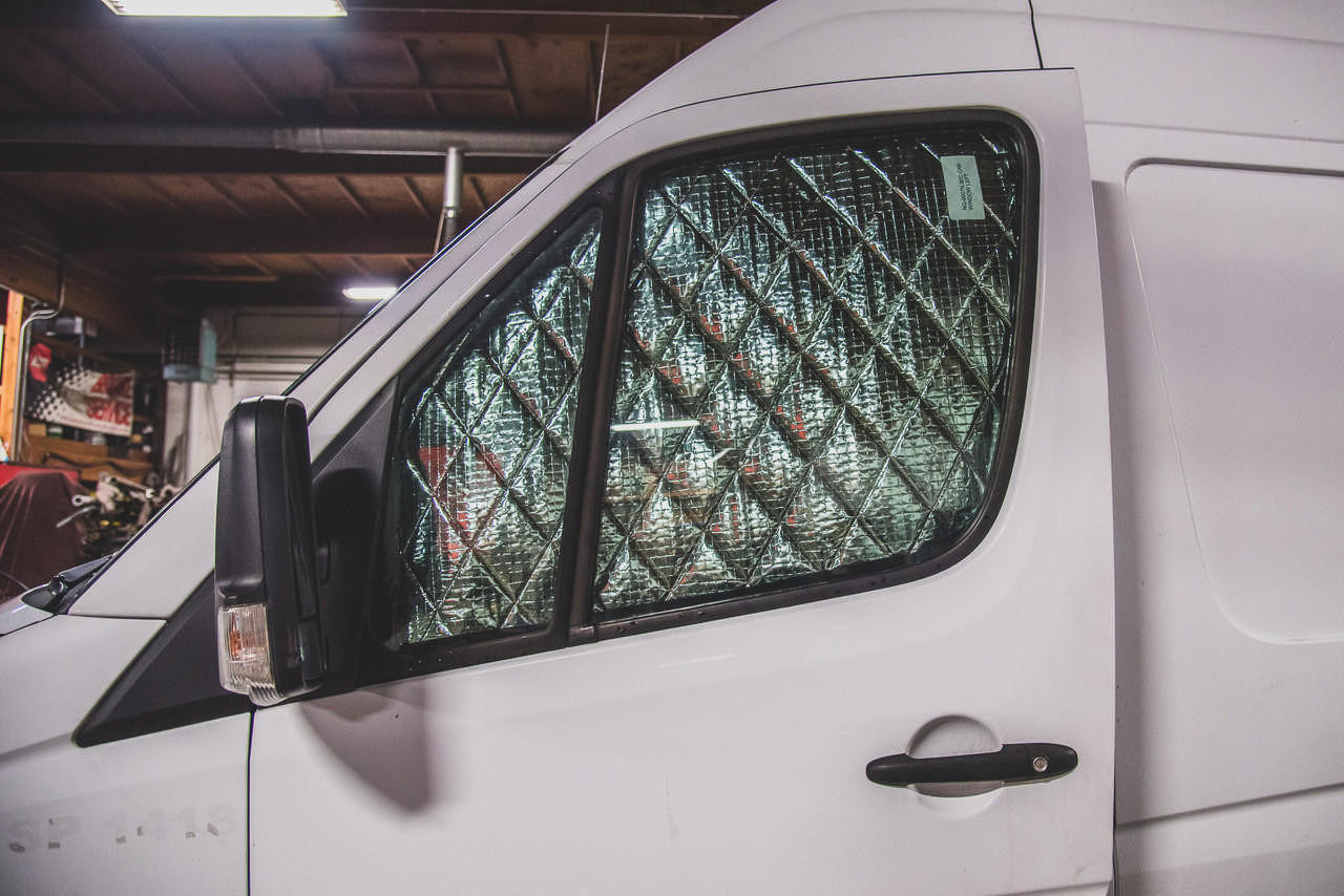 2019+ Sprinter Vans Front Window Insulation Set