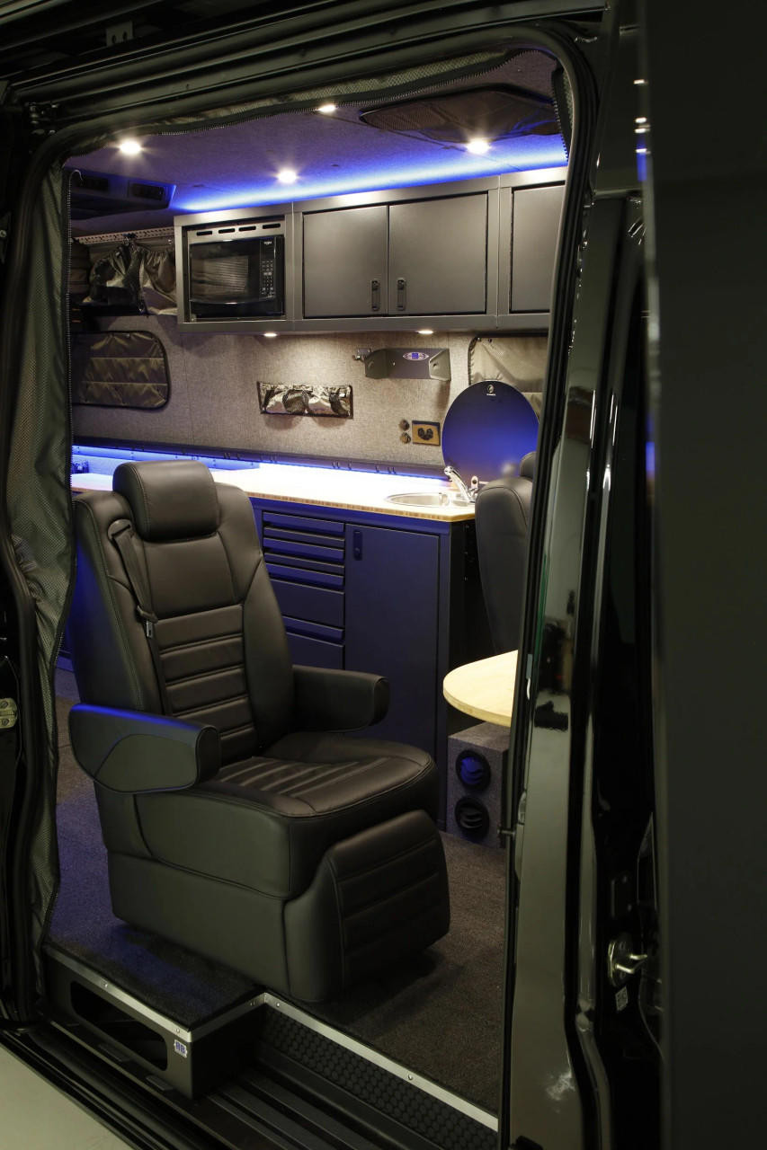 Sprinter Microwave Cabinet: Space-Saving Solution
